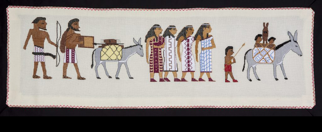 Beni Hasan mural (1) - PALESTINIAN HISTORY TAPESTRY